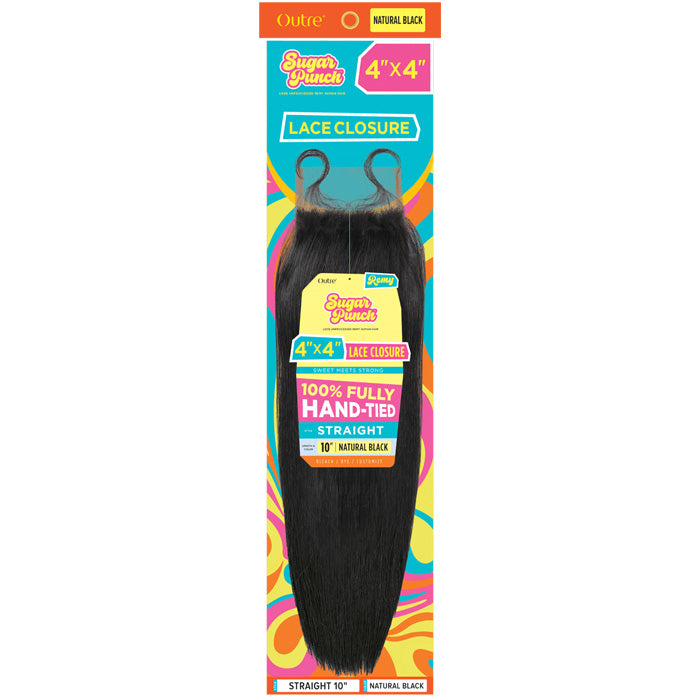 Outre Sugar Punch 100% Unprocessed Remy Human Hair Hand-Tied 4x4 HD La – Shophairwigs