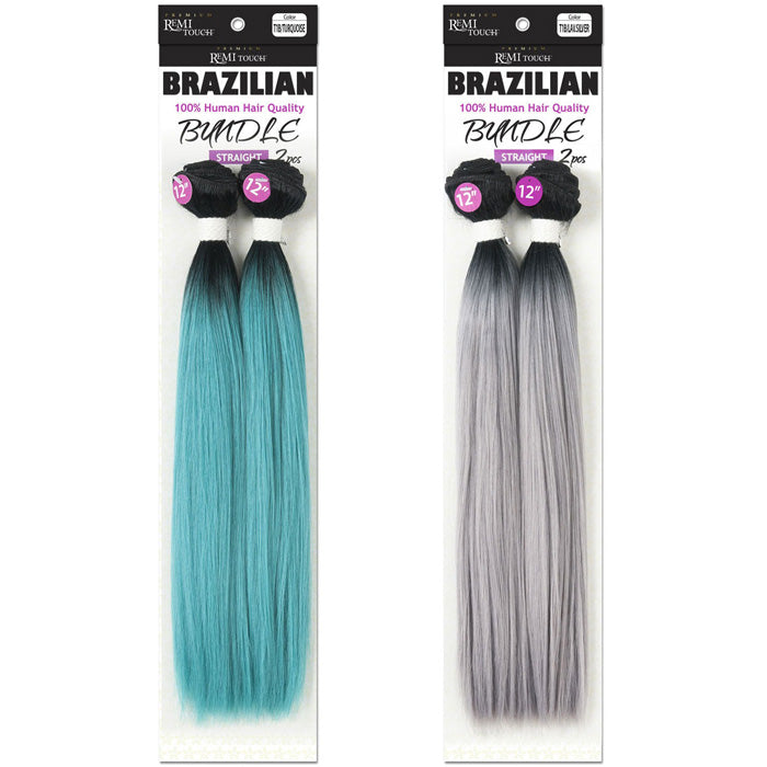 New Born Free Premium Remi Touch Weave YAKI STRAIGHT 2Pcs 10 - 18 Inch ...