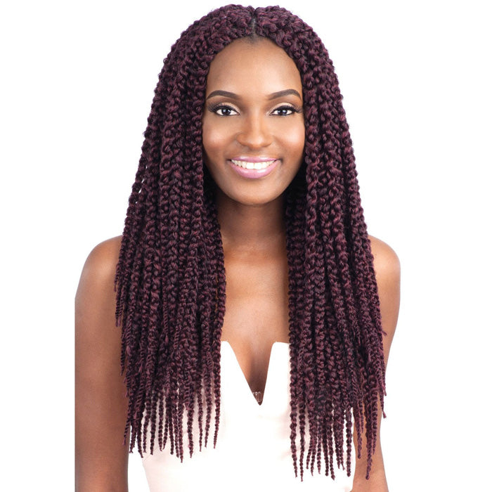 Model Model Glance Crochet 3 Strand Braid PIXEL BRAID 18 Inch ...