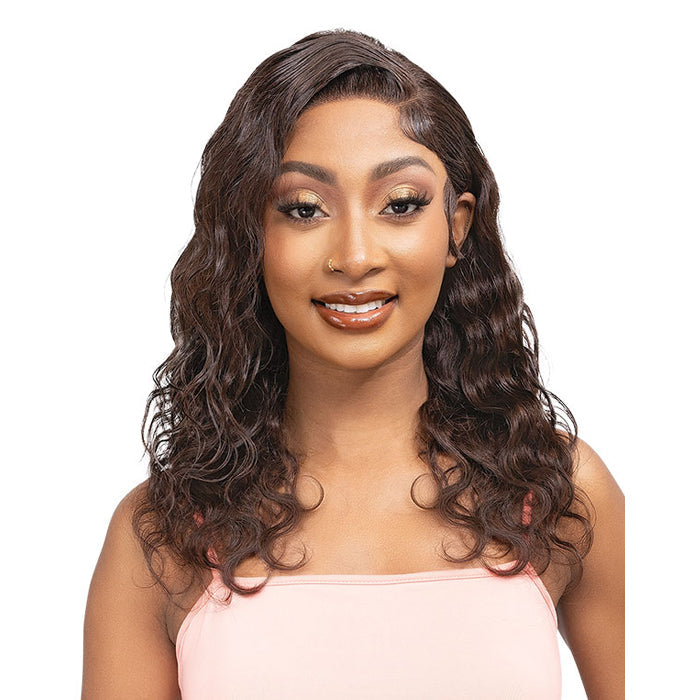 Janet Collection Natural Glueless 100% Virgin Remy Human Hair HD 360 L ...