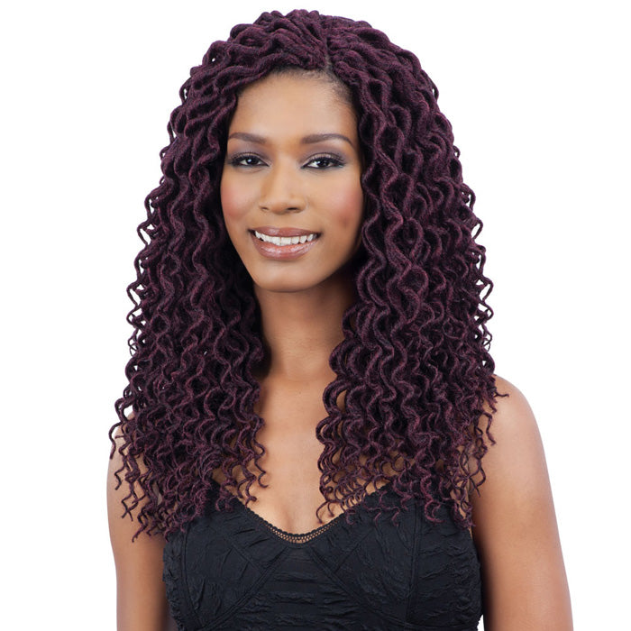 Freetress Braid Pre-Looped Crochet 2X SOFT CURLY FAUX LOC 12 Inch ...
