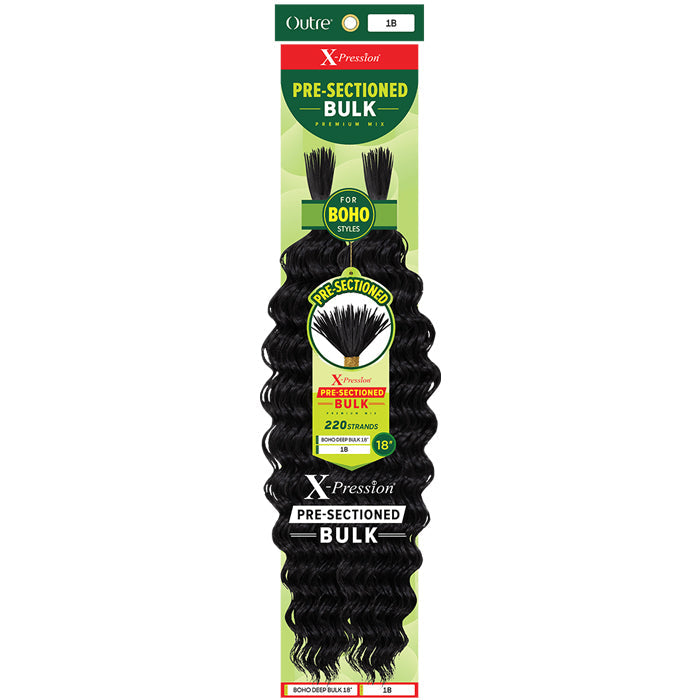 X-Pression Pre-Sectioned Bulk - BOHO DEEP BULK 18" - By Outre ...