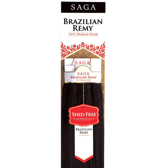 Saga 100% Brazilian Remy Human Yaky Weave - OMBRE TWO TONE 10"/ 12 ...