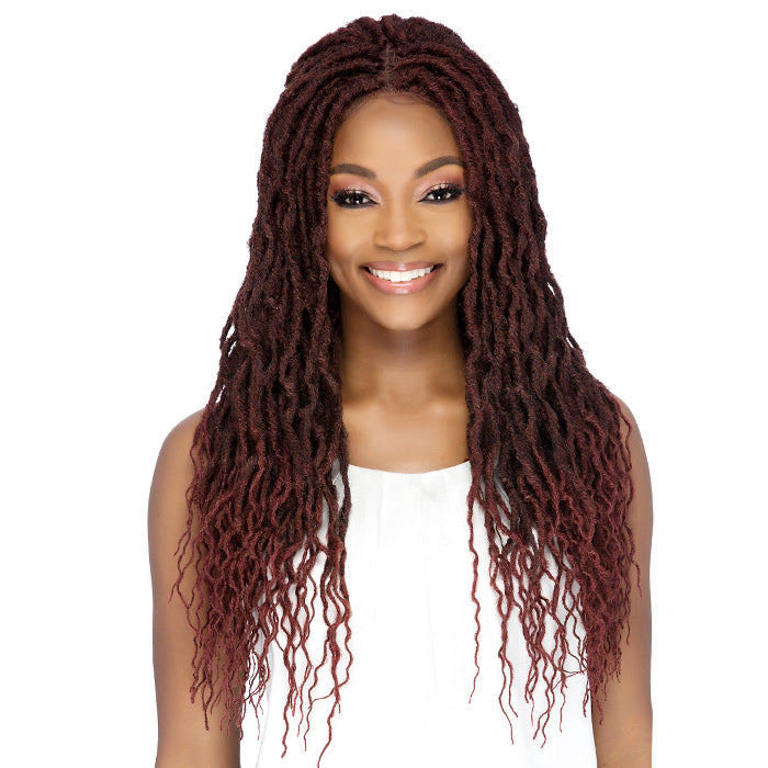 Vivica A Fox Synthetic Natural Wave Dread Loc & Stretched Ends With ...