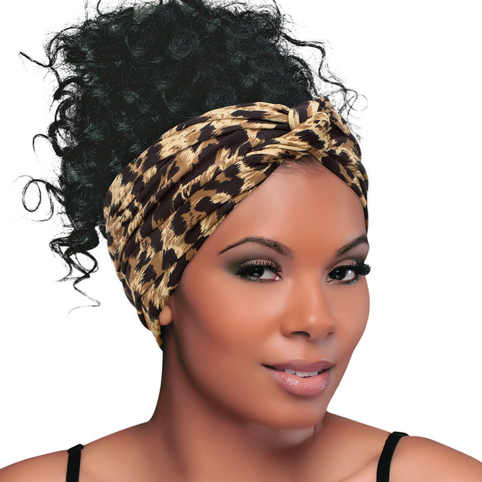 Firstline Evolve Silky Wide Infinity Band - Animal Print – Shophairwigs