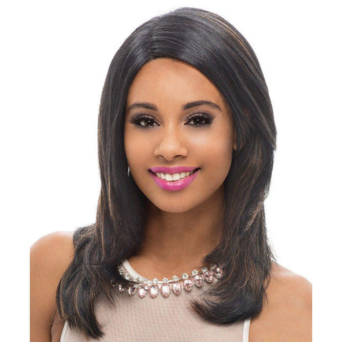 Janet Collection Super Flow Synthetic Lace Front Wig Invisible Deep ...
