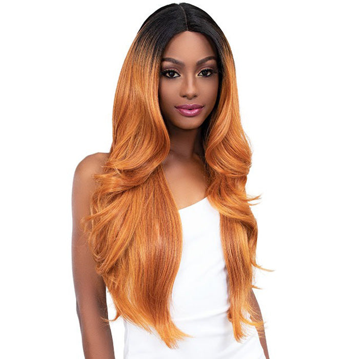 Janet Collection Synthetic Extended Deep Part Lace Wig- JUNNY ...