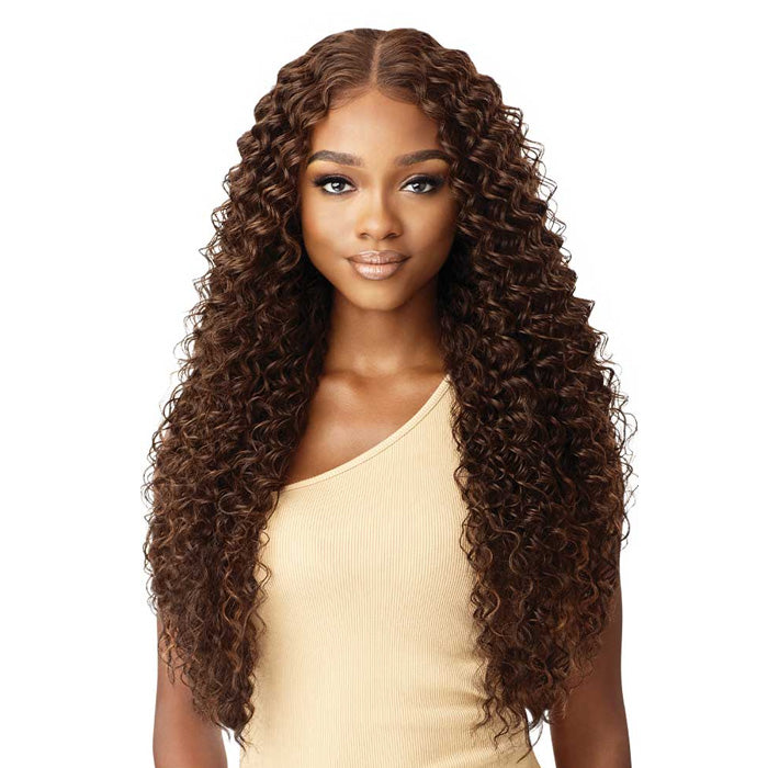 Outre 360 Frontal Lace 100% Human Hair Blend 13X6 HD Lace Front Wig ...
