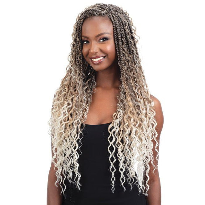 Shake N Go Freetress Synthetic Crochet Braids - 3X REBEL BOHO MERMAID ...