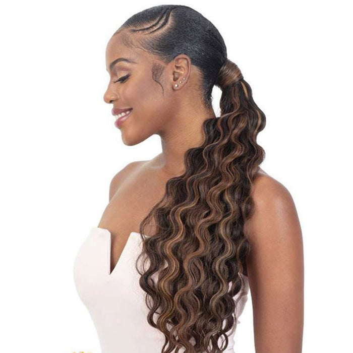 Shake N Go Organique Pony Pro Synthetic Hair Ponytail - WAVY CRIMP CURL ...