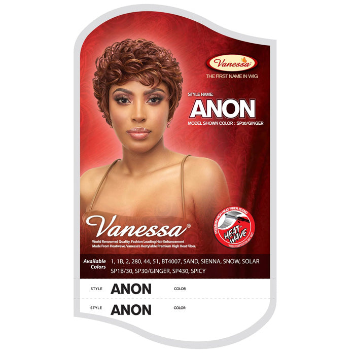 Vanessa Fashion Wig Romance Grey Synthetic Hair Full Wig - ANONÂ ...
