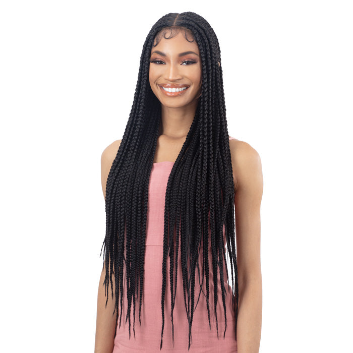 Freetress Equal Braided Freedom Part HD Lace Front Wig - KNOTLESS BOX ...
