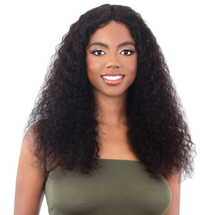 Model Model 100% Human Hair Lace Front Part Wet & Wavy Wig - DEEP WAVE ...