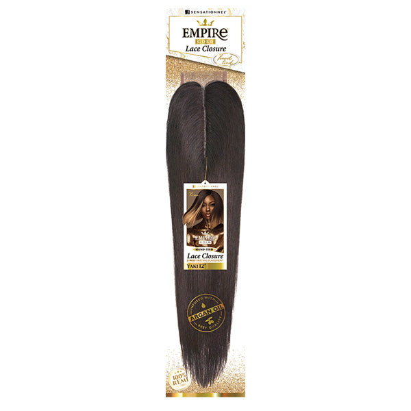 Sensationnel 100% Remi Empire Gold 3 Way Part Swiss Lace Closure - YAKI ...